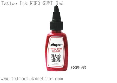 China OEM Kuro Sumi 0.5OZ / 1OZ Eternal Tattoo Ink Red Color For Tattooing Body for sale