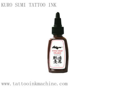 China Brown Color Eternal Tattoo Ink Kuro Sumi 1OZ For Permanent Makeup Body Tattooing for sale