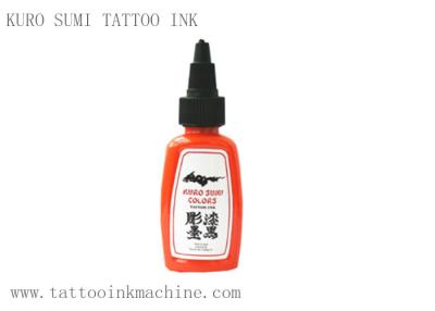China Orange Color Eternal Tattoo Ink Kuro Sumi OEM For Body Tattooing for sale