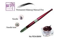 China Eyebrow Permanent Makeup Manual Tattoo Pen with 15-Prong Curved Needles for sale