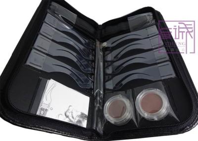 China OEM Eyebrow Stenciling Kit with Leather Case for sale