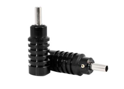 China 50mm Aluminum Black Knurled Chromatic Tattoo Grips and Tubes for sale
