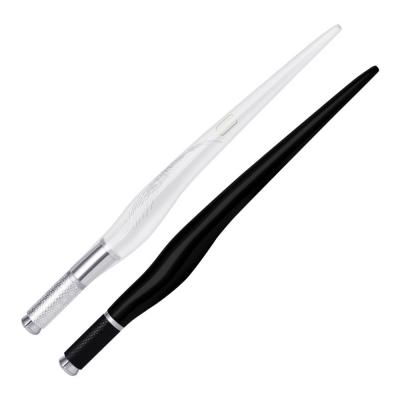 China Handmade Acrylic Cosmetic Eyebrow Manual Tattoo Pen for 7 - 17 Pin Blade for sale