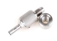 China 50MM Silver Disposable Stainless Steel Tattoo Grips and Tubes for sale