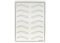 China OEM Fake Skin-like Eyebrow Tattoo Practice Skins Leather Permanent Makup Training Skin for sale