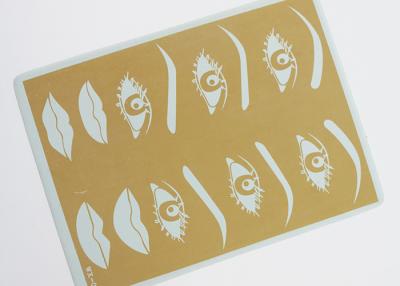 China Yellow Fake Eyebrow Tattoo Practice Skins with Skin Texture Tattoo Practice Skin for sale