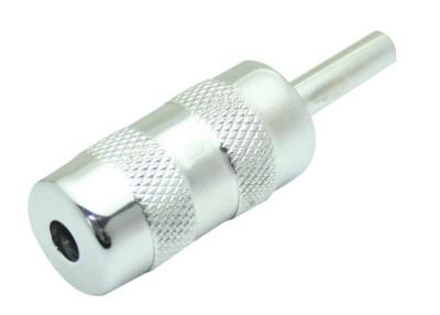 China Custom 80mm Disposable Silver Stainless Steel Tattoo Grips for Tattoo Machine for sale