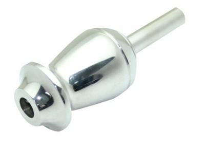 China OEM Silver Disposable Stainless Steel Tattoo Grips with Tube Tattoo Machine Grips for sale