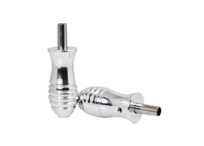 China Custom Colorful Aluminum Chromatic Tattoo Machine Grips and Tubes for sale