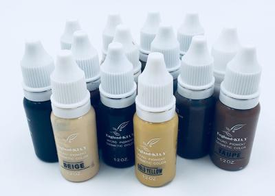 China England KLAY Eternal Tattoo Ink , Colorful Makeup Micro Tatoo Pigment for sale