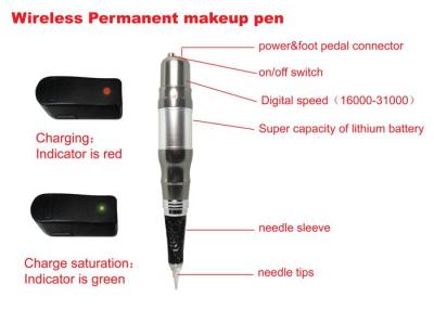 China Custom Tattoo Equipment Wireless Eyebrow Permanent Makeup Pen Tattoo Eyebrow Lip Machine for sale