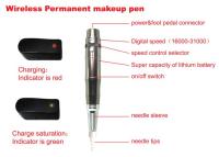 China Wireless Eyebrow ang Eyelids Chargeable Permanent Makeup Pen for sale