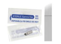 China Eyebrow 3D Microblading Permanent Makeup Needle 15-Prong Curved Needles for sale
