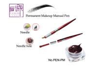 China Freehand Permanent Manual Tattoo Eyebrow Makeup Pen with Blade for sale