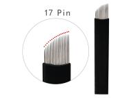 China 0.18MM Nano 17 Pins Eyebrow Micropigmentation Needles for sale