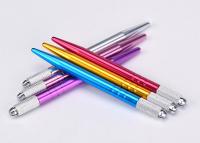 China Red Blue Gold 16g Aluminum Microblading Makeup Pen for sale