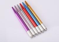 China Red Blue Gold 16g Aluminum Microblading Makeup Pen for sale