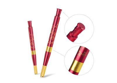 China Red Lucky Eyebrow Microblade Needle Tattoo Manual Pen for sale