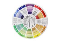 China Tattoo Pigment Color Wheel Paper Card Equipment Supplies for sale