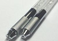China White 110MM Manul Tattoo Pen , Newest Permanent Makeup Handmade Eyebrow Pen for sale