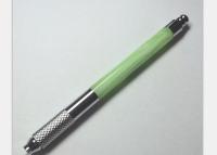 China Crystal 110MM Permanent Makeup Tattoo Manual Pen , Needle Blade Cosmetic Tattoo Pen for sale