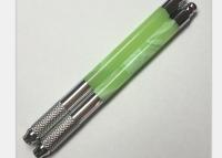 China Colorful Crystal 110MM Handmade tattoo eyebrow pen , Professional Tattoo Manual Pen for sale