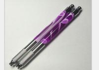 China Colorful Crystal 110MM Handmade tattoo eyebrow pen , Professional Tattoo Manual Pen for sale