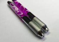 China Purple Cosmetic Manual Tattoo Pen for Permanent Eyebrow Makeup , Appearance Design for sale