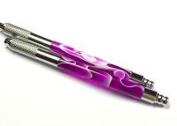 China Purple Cosmetic Manual Tattoo Pen for Permanent Eyebrow Makeup , Appearance Design for sale