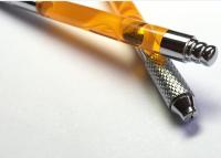 China Yellow 110MM Manual Tattoo Pen Permanent Makeup Handmade Tattoo Kits for sale