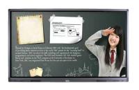 China 75'' OPS Educate Interactive Whiteboard  With Anti-glare Glass True 10 point Touch for sale