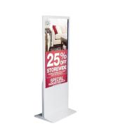 China 43 Inch Floor Stand Interactive Touch Screen Digital Signage Android 8.0 1920x1080 for sale