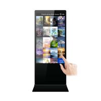 China 55 Inch 4500 Nits Indoor Kiosk Floor Stand Display 60000 Hours Lifespan 4K UHD for sale