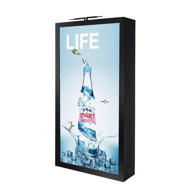 China 43 Inch Ultra High Brightness Double Sided Window Display 2500 cd/m2 Anti Glare Glass for sale