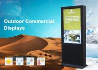 China 43 Inch UHD Outdoor Display 500cd/m2 Anti-Reflective Glass Smart Tilting TV IP66 for sale