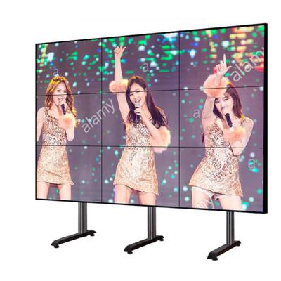 China 55 inch 4K Seamless LCD Video Wall Splicing Screen 3840x2160 500cd/m2 for sale