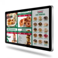 China IDP 55 Inch 4K Digital Signage Display 3840x2160 HDMI VGA USB Digital Menu Board for sale