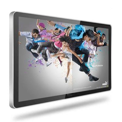 China 98 Inch 4K UHD Commercial Window TV 500cd/m2 LED Backlit Smart Signage Display with Built-in WiFi for sale
