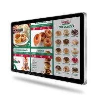 China Commercial HD Wall Mounted Advertising Display Restaurant Menu 43 Inch Horizontal for sale