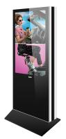 China 55 Inch 4K 1000nit Free Standing Digital Signage Kiosk with 50P/S Scan Speed for sale