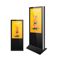 China FHD 55 Inch Double Sided Digital Signage Android 5.1 Freestanding Display 1920x1080 for sale