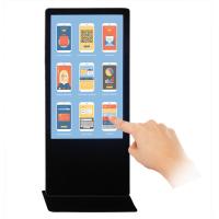 China 50 Inch Floor Standing Touch Digital Signage Display UHD 3840x2160 Cloud Based for sale