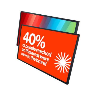 China 24 Inch Full HD Indoor Wall Mount LED Display Screen 400cd/M2 for sale
