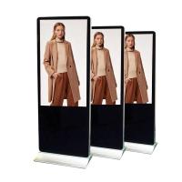 China Multi Information Freestanding Touch Screen Poster 55 Inch Dual OS for sale