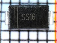 China Schottky Diode SS16 SMA 1A 60V For LED Driver for sale