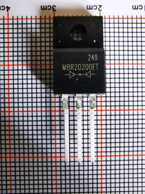 China MBR20200FT TO-220F-3L 20A 200V High Quality Schottky Diode MBR2040FT THRU MBR20200FT For High Power Supply for sale