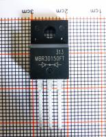 China MBR30150FT TO-220F-3L 30A 150V  Low Forward Voltage Drop Schottky Diode MBR3040FT THRU MBR30200FT For Switching Power for sale
