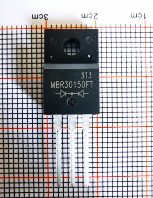 China MBR30150FT TO-220F-3L 30A 150V  Low Forward Voltage Drop Schottky Diode MBR3040FT THRU MBR30200FT For Switching Power for sale