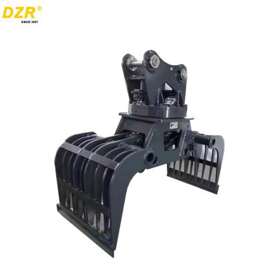 China High Performance Excavator Grab Grapple Rotary Sorting Grab Powerful For Mining for sale