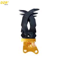 China Durable Excavator Thumb Grab Rotating Excavator Grab Double Cylinders For 5-36 Ton Excavator for sale